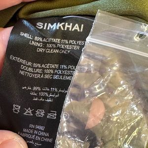 Jonathan Simkhai | Dresses | Simkhai Cameron Oneshoulder Satincrepe ...